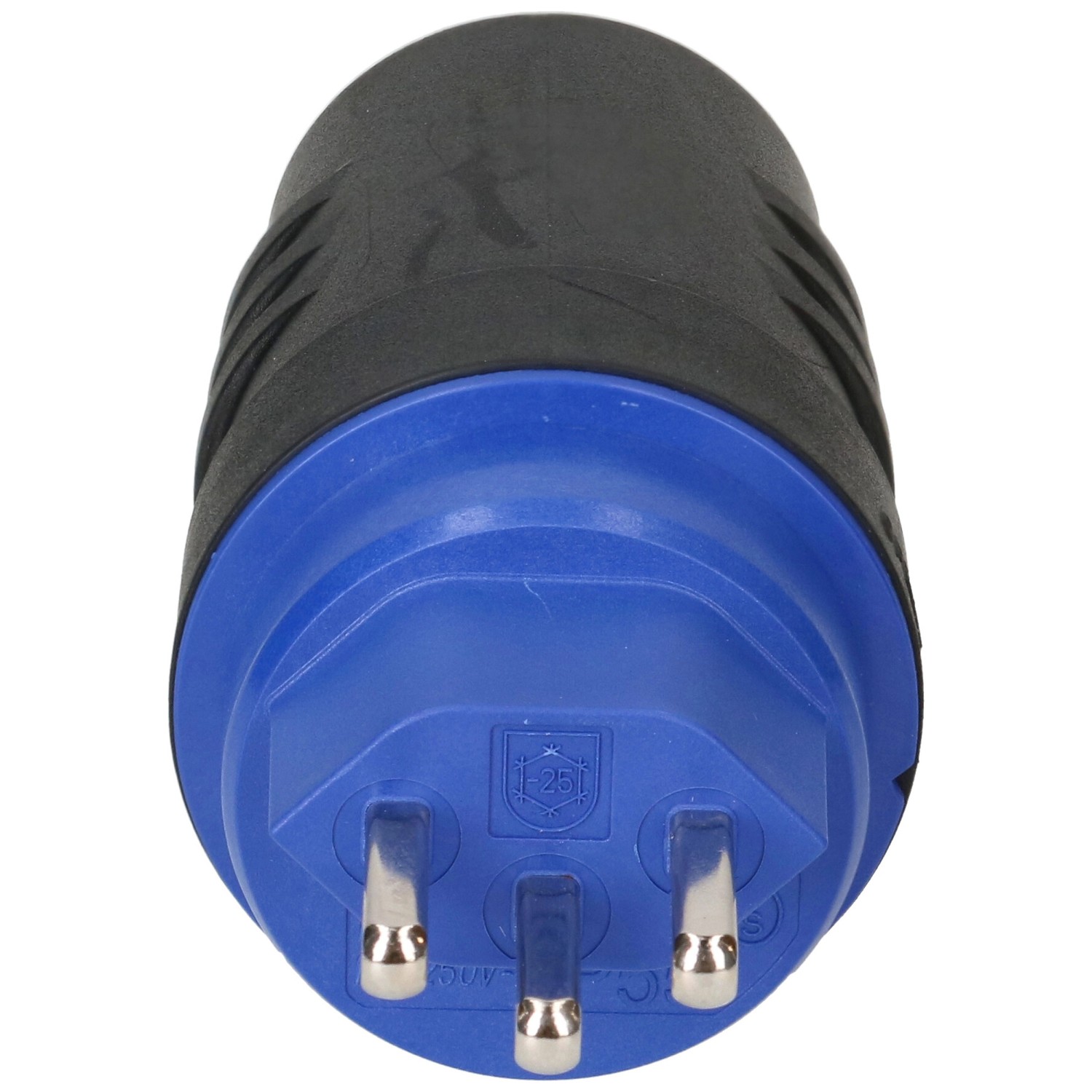 Stecker T23 / 3-polig / IP55 Schwarz-Blau 250 V kaufen bei OBI