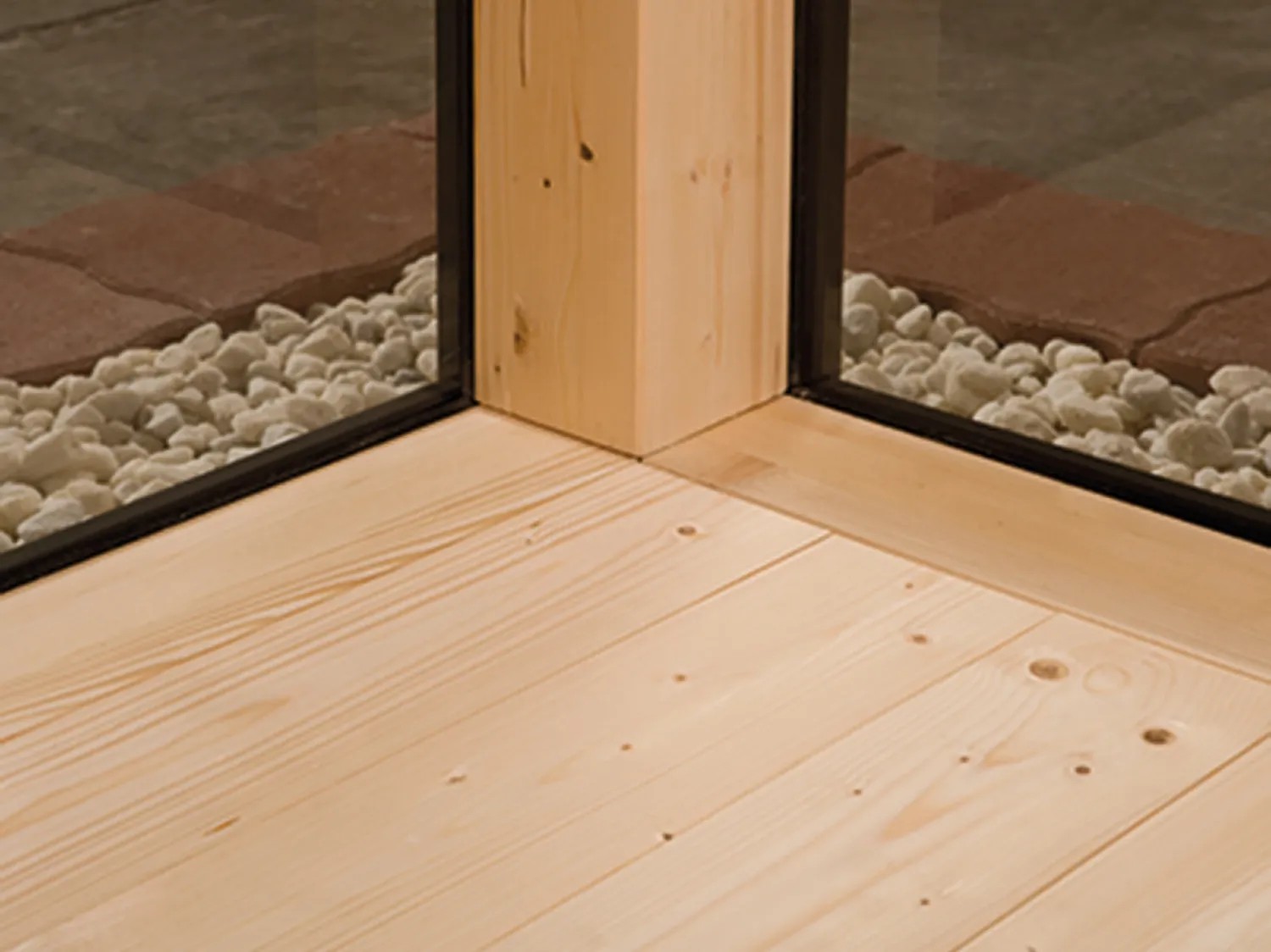 Weka Design-Holz-Gartenhaus Cubilis A Natur 380 x 300 cm kaufen bei OBI