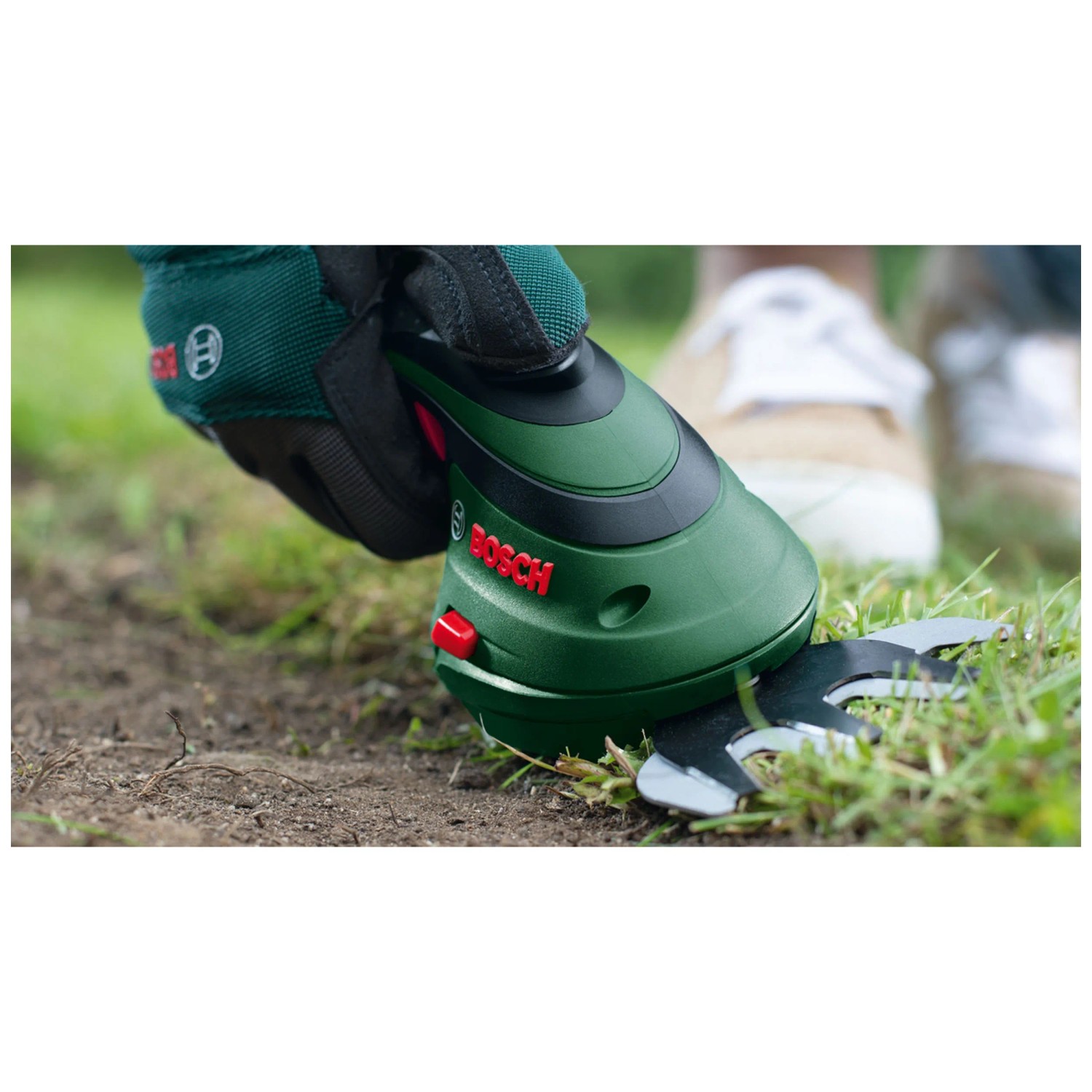 Bosch Akku-Grasscheren-Set Isio mit Softcase