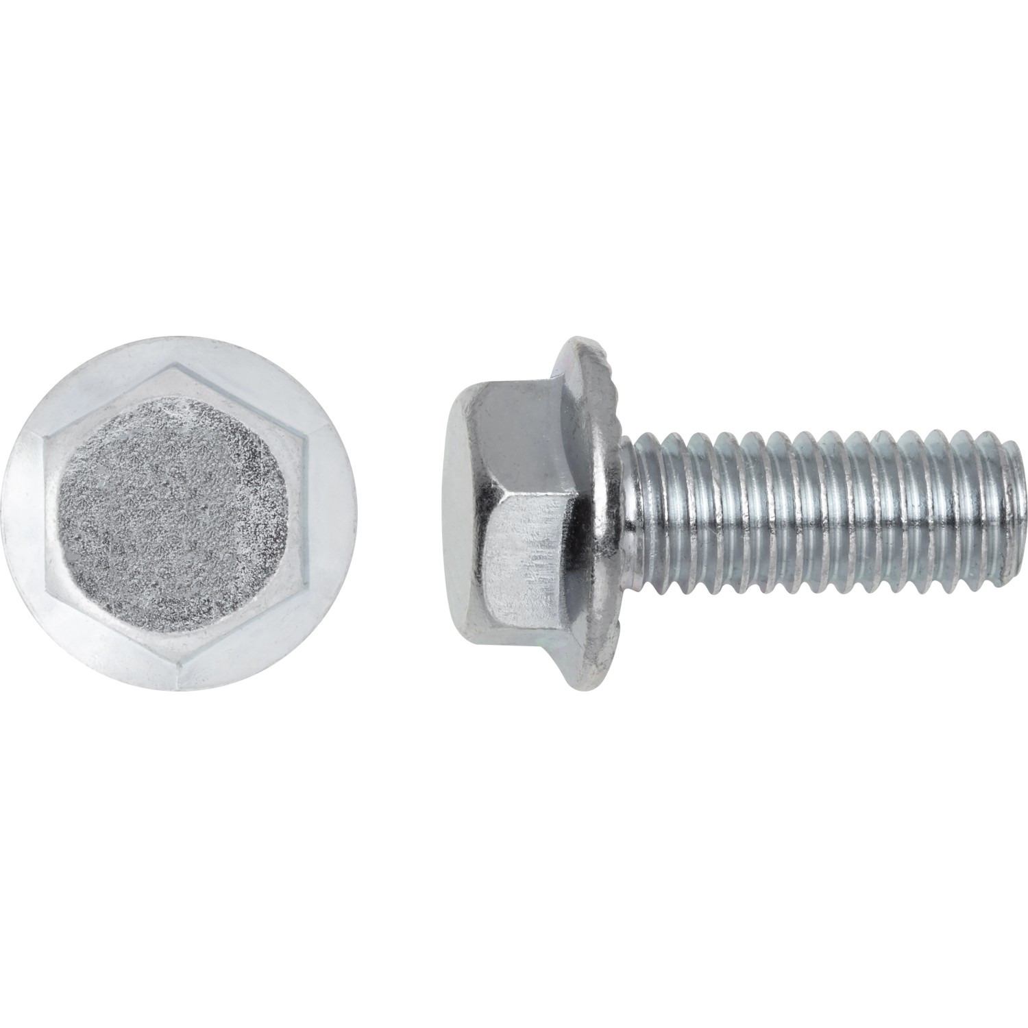 Sechskant-Flanschschrauben Sechskantkopf DIN 6921 Ø 6 mm x 60 mm Stahl ...