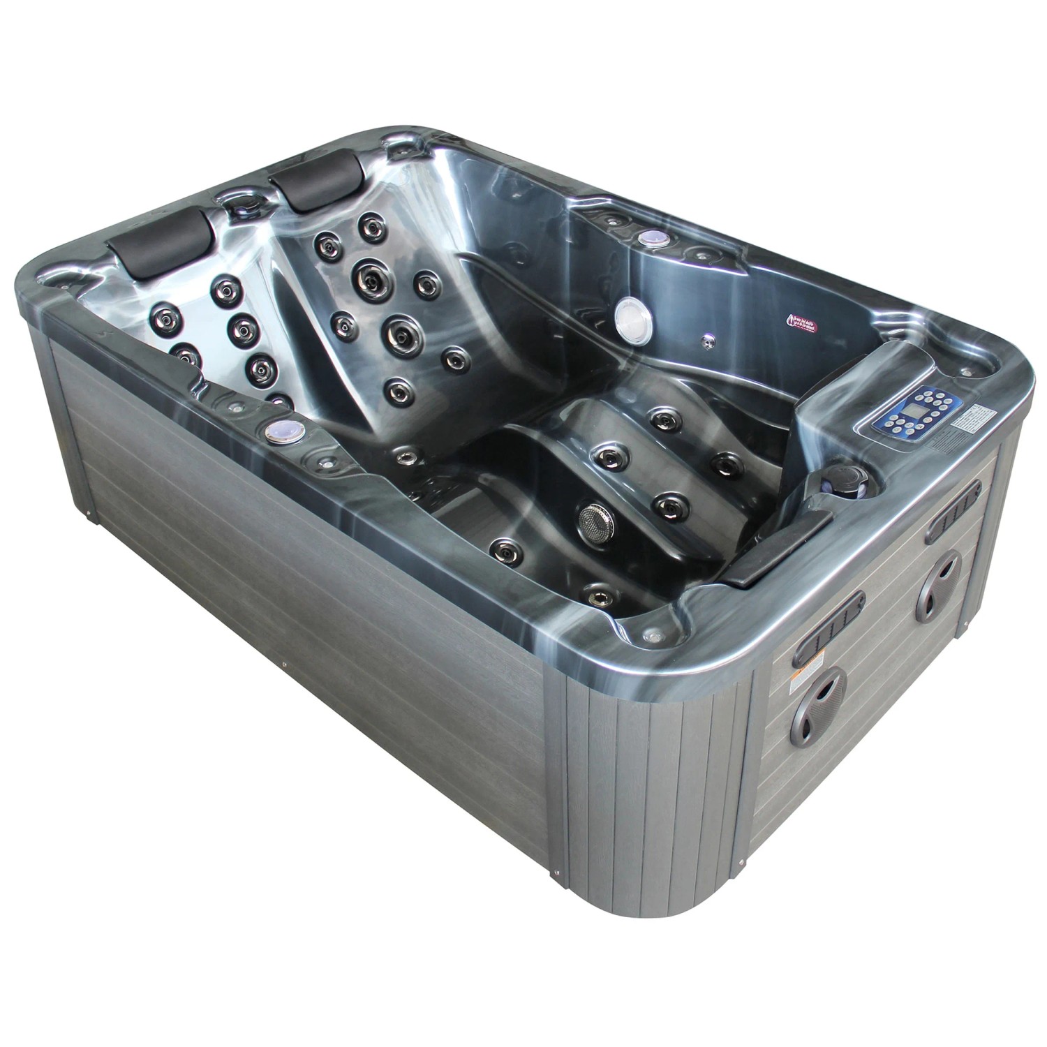 Sonnenkönig Jacuzzi extérieur Kreta Noir