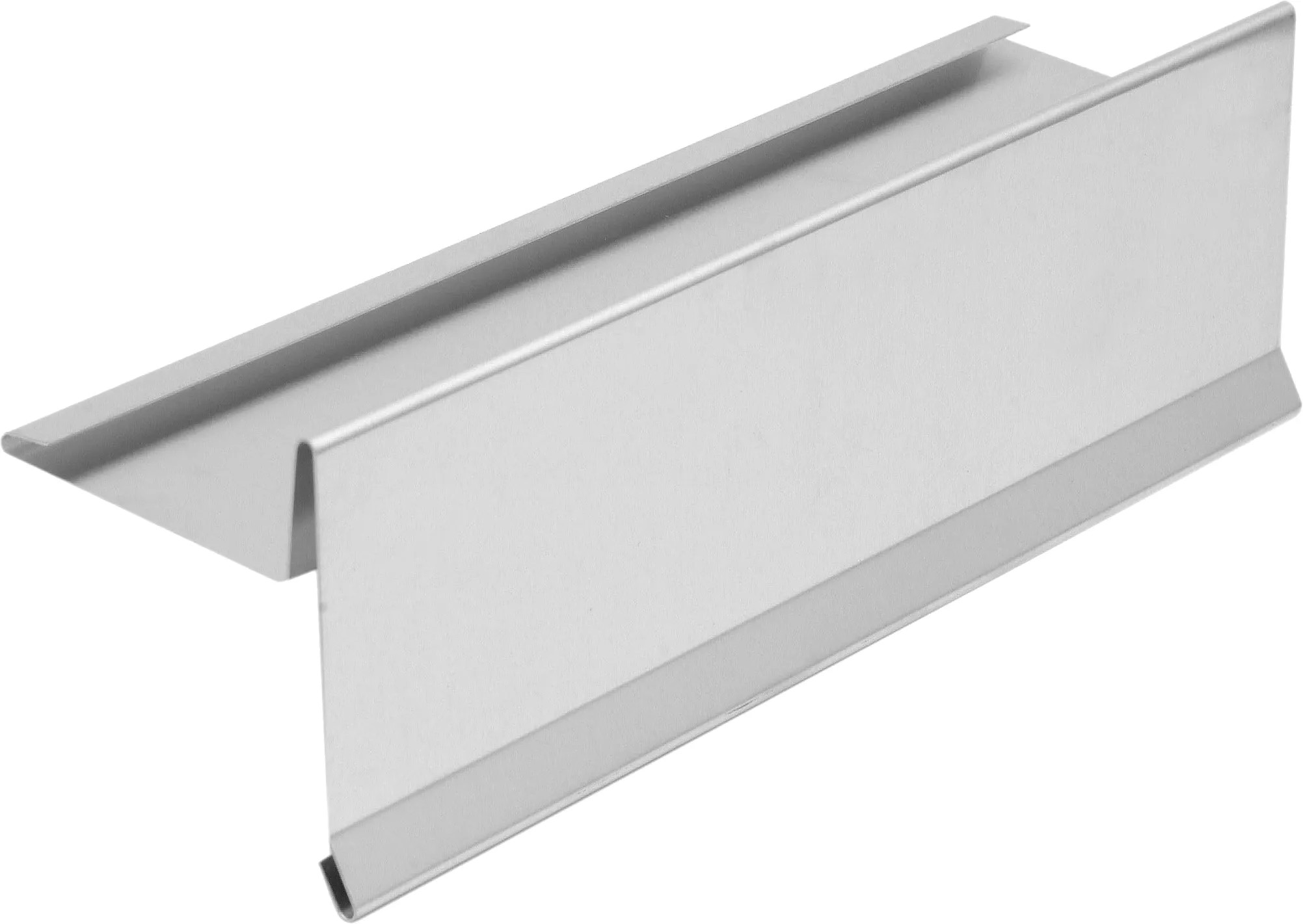 Découpe de tôle de rive avec rainure d'écoulement aluminium Naturel 250 ...