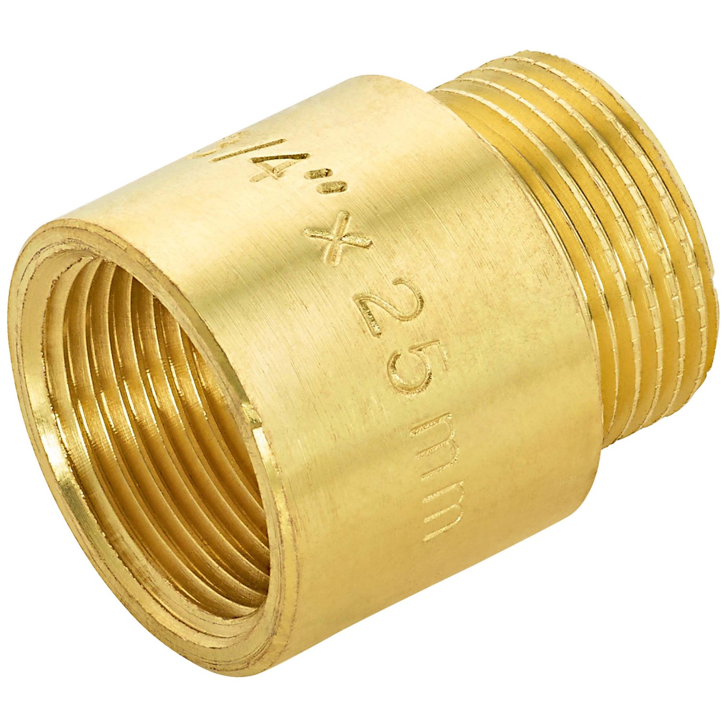 Hahnverlängerung 24,1 (Rp 3/4) x 26,4 mm (R 3/4) Messing 25 mm kaufen bei OBI