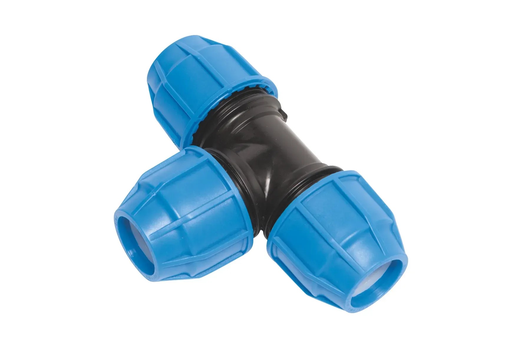 Raccord en T plastique pour tubes PE 32 mm (1 1/4")