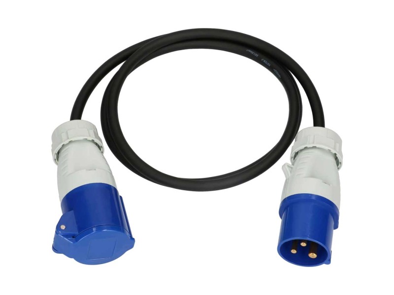 CEE-Verlängerung H07RN-F3G1.5 / 3-polig Schwarz 1,5 m kaufen bei OBI