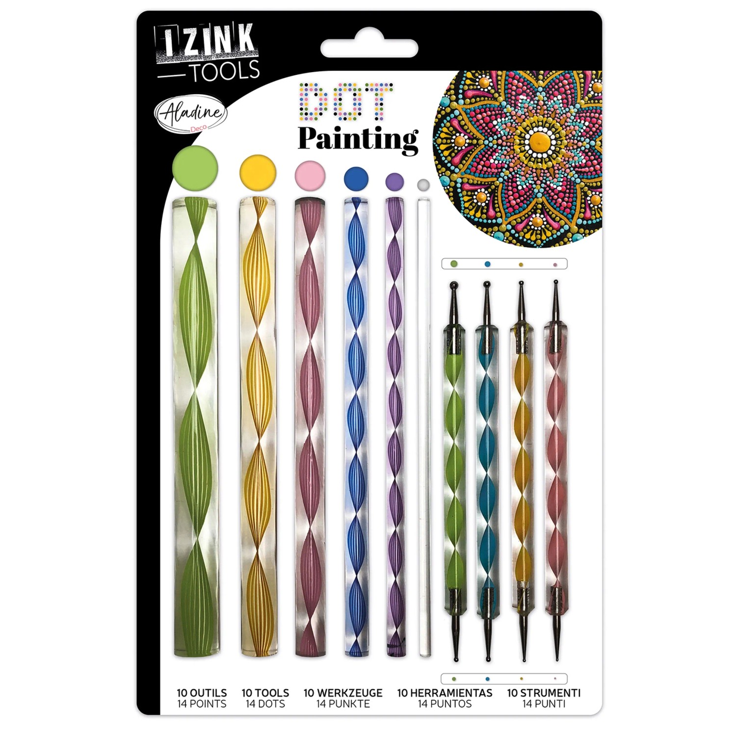 Aladine Dot Painting-Set 10 Stk.