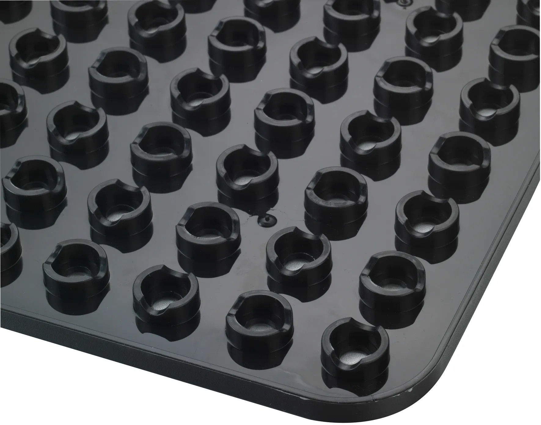 Wenko Spülbeckeneinlage Kristall Kunststoff Schwarz kaufen bei OBI