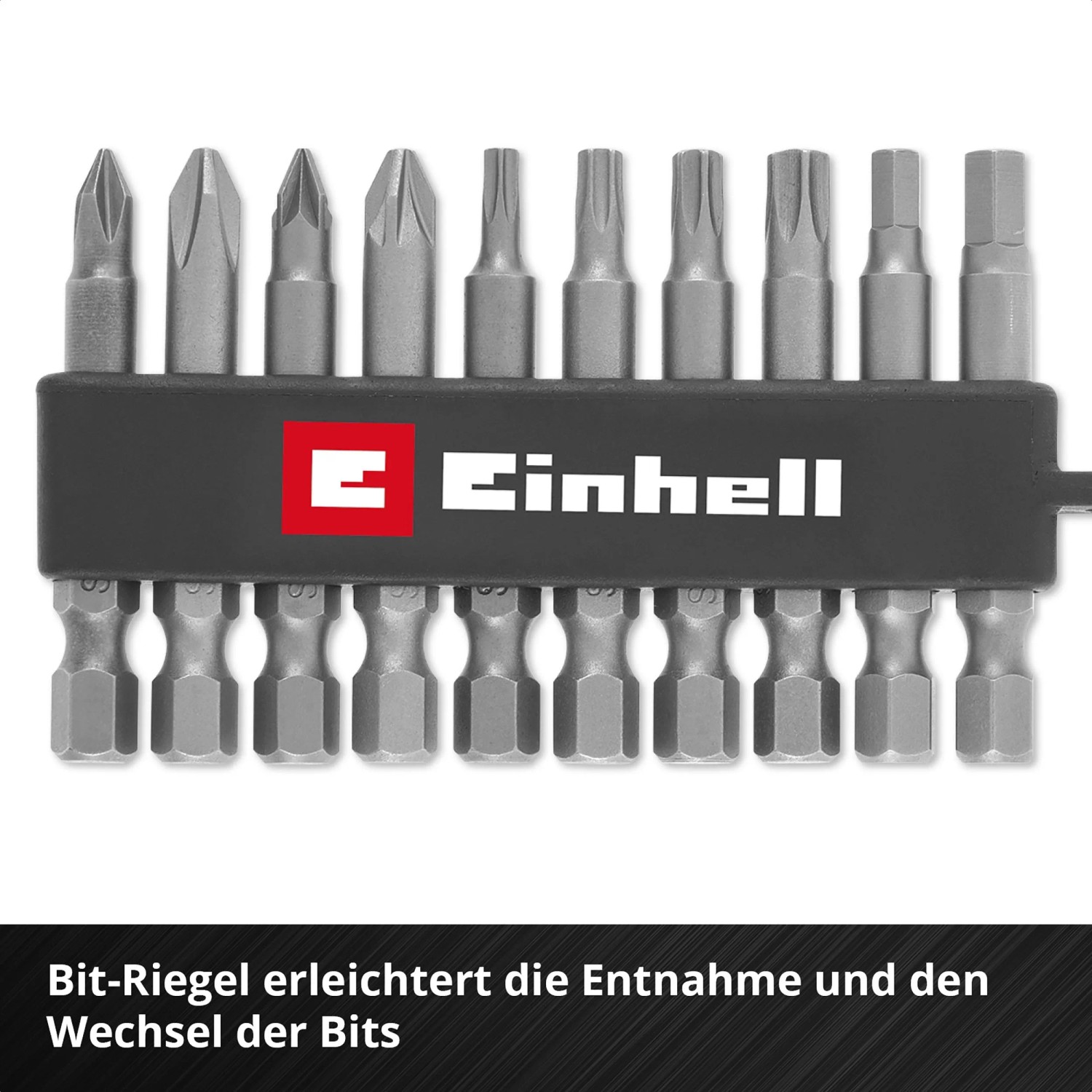 Einhell Bit-Set im Taschenformat mit Karabiner 10-tlg. kaufen bei OBI