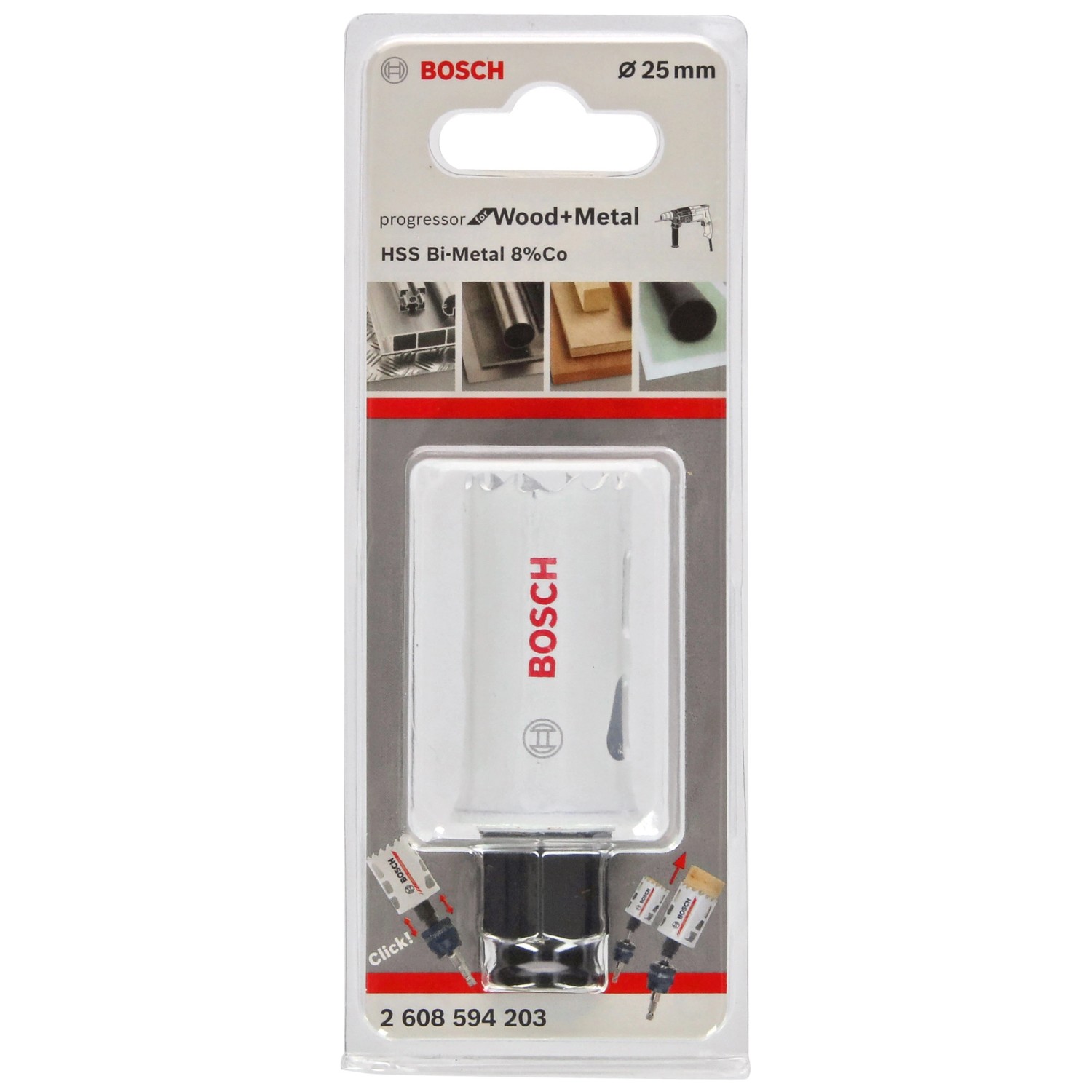 Bosch Lochsäge Progressor für Holz und Metall Ø 25 mm kaufen bei OBI