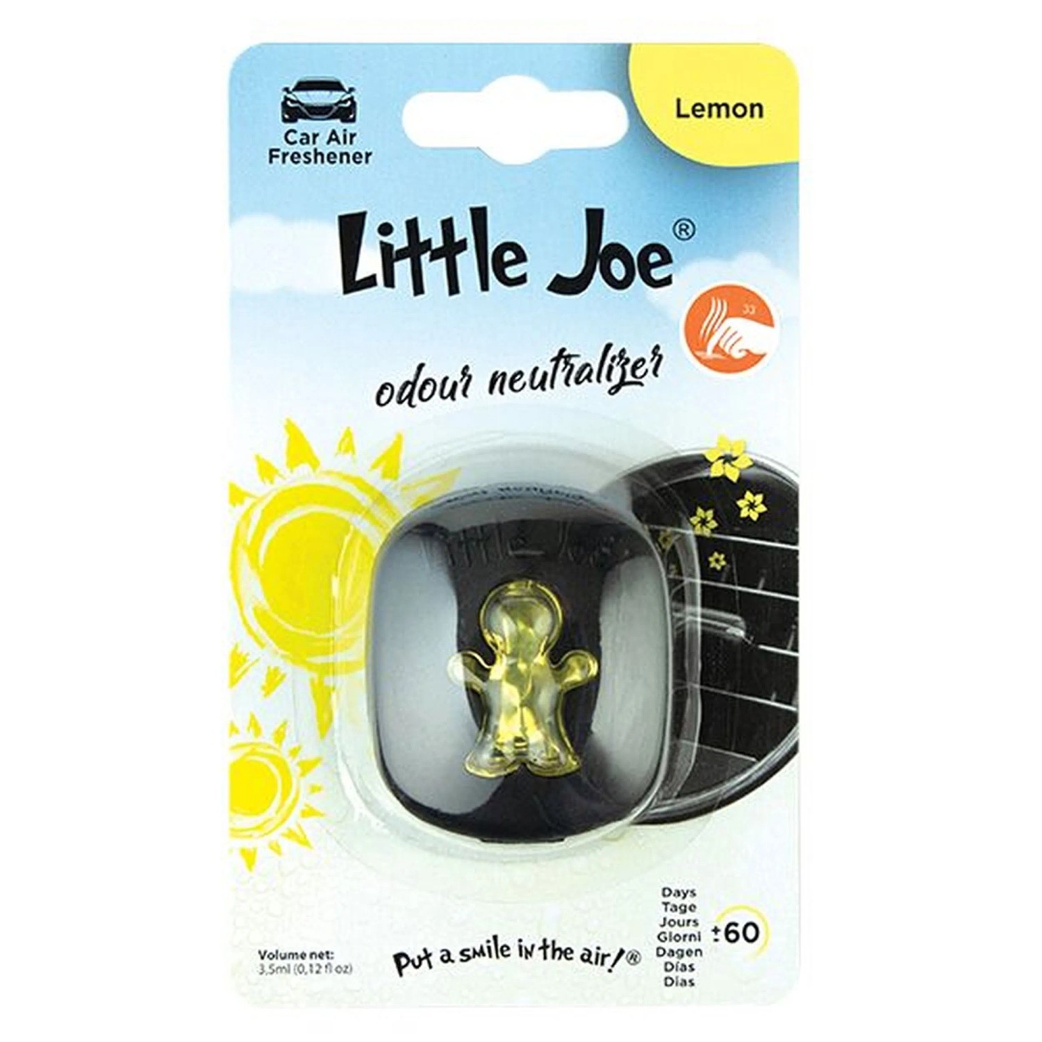 Little Joe Lufterfrischer Membrane Lemon Gelb