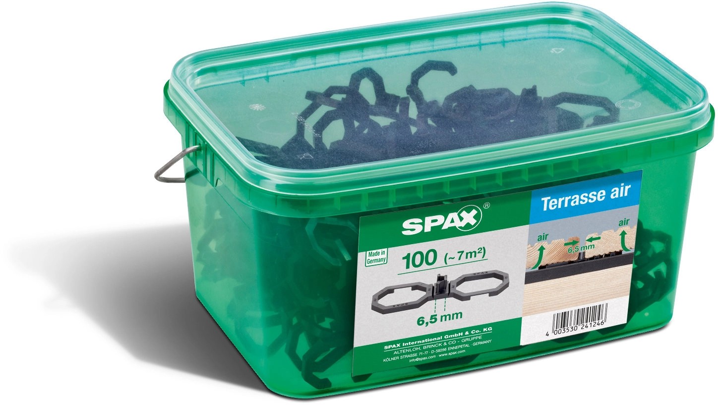 Spax Air Abstandhalter Kunststoff Schwarz 6,5 mm / 100 Stk. kaufen bei OBI