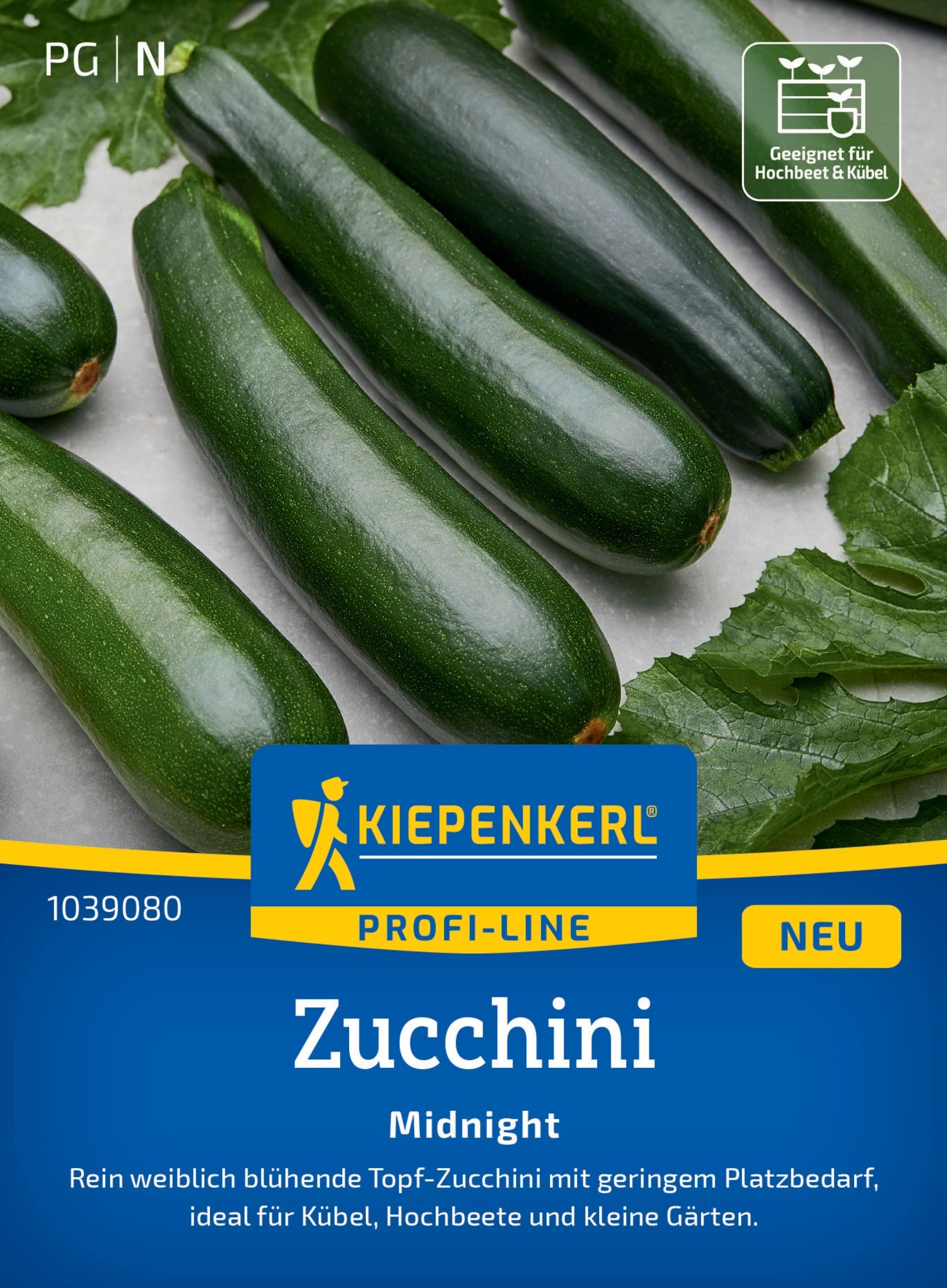 Kiepenkerl Courgette Midnight hybride F1