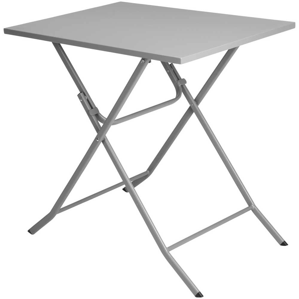 Table rabattable carrée Gris