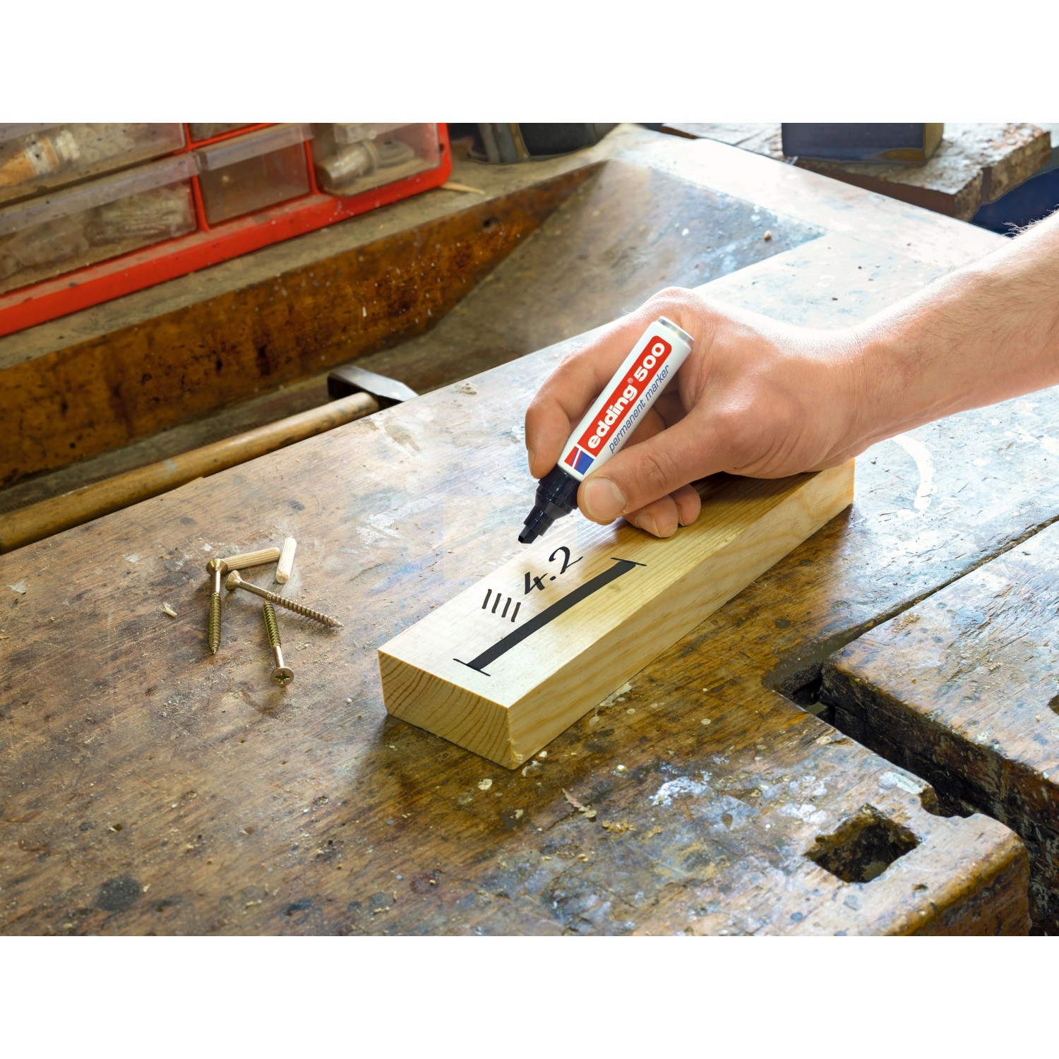 Edding Permanentmarker 500 Schwarz 2 - 7 mm kaufen bei OBI