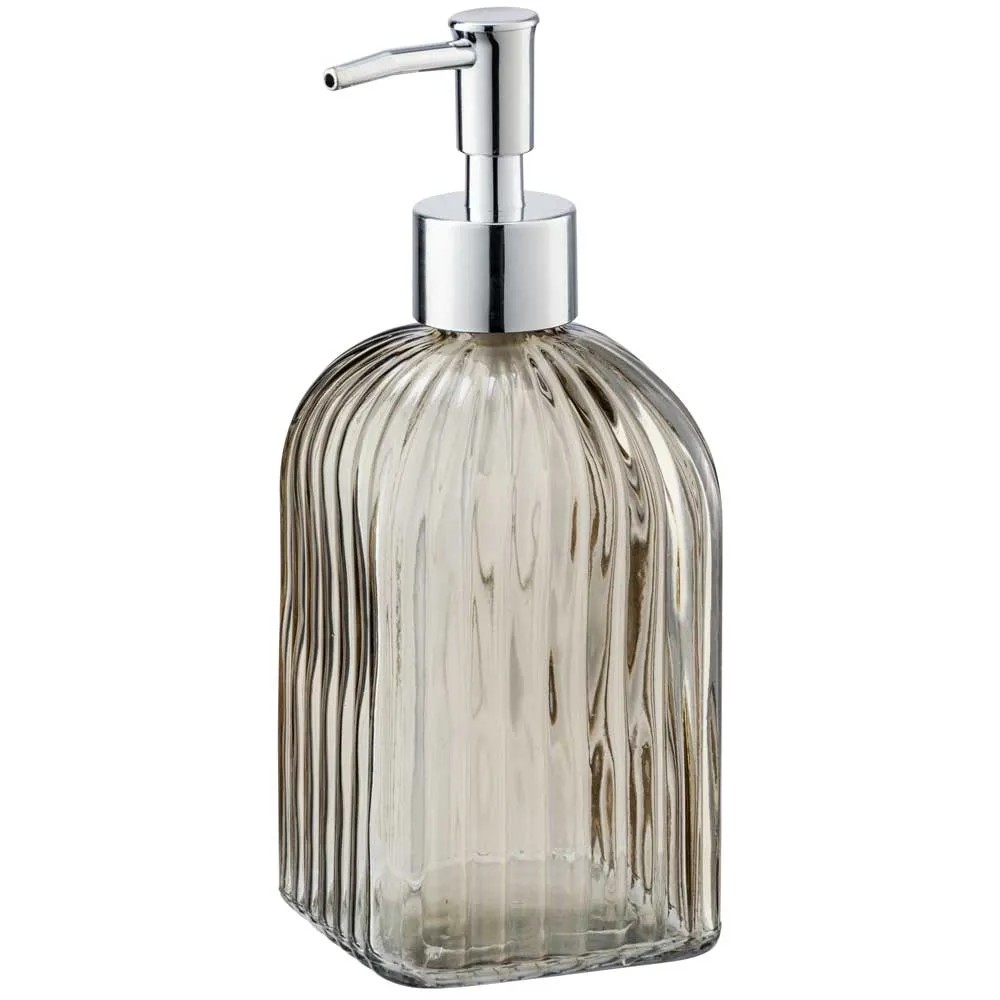 Seifenspender Glas Braun