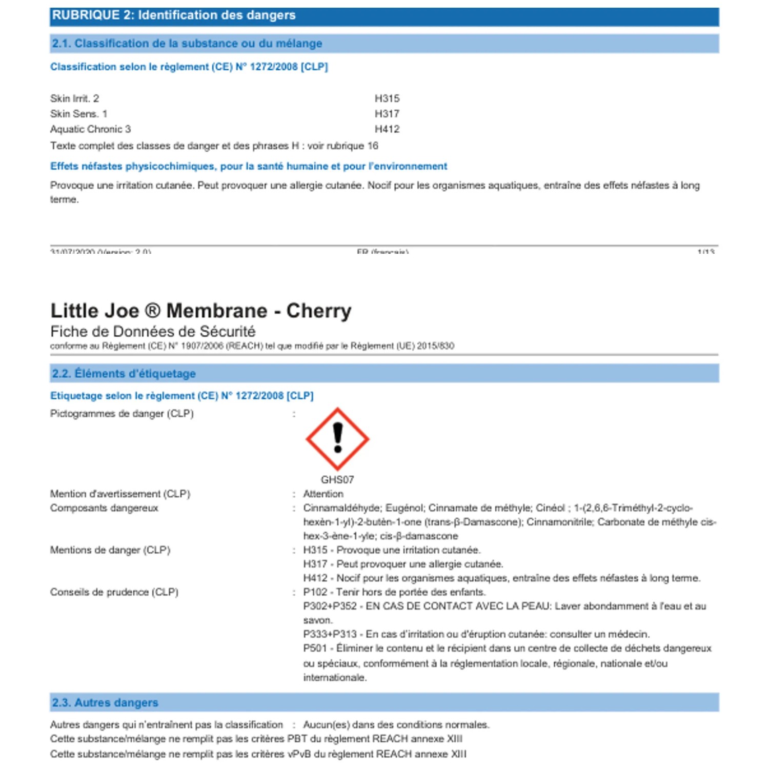 Lufterfrischer Little Joe Membrane Kirschrot