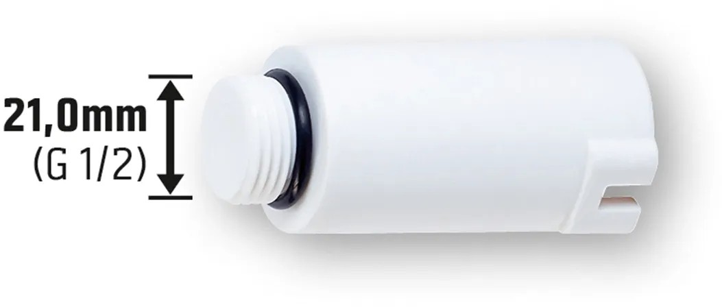 Abpress-Zapfen Weiss
