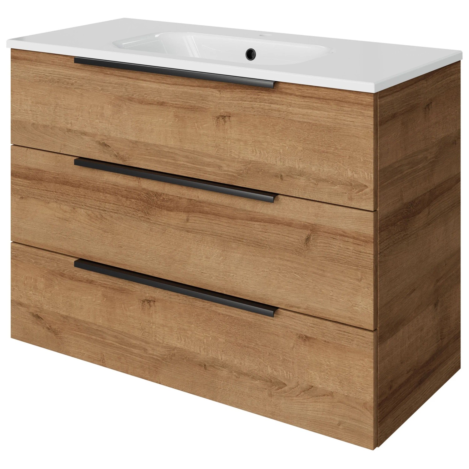 Pelipal Mobile sottolavabo Quantum 07 rovere Riviera 3 cassetti ...