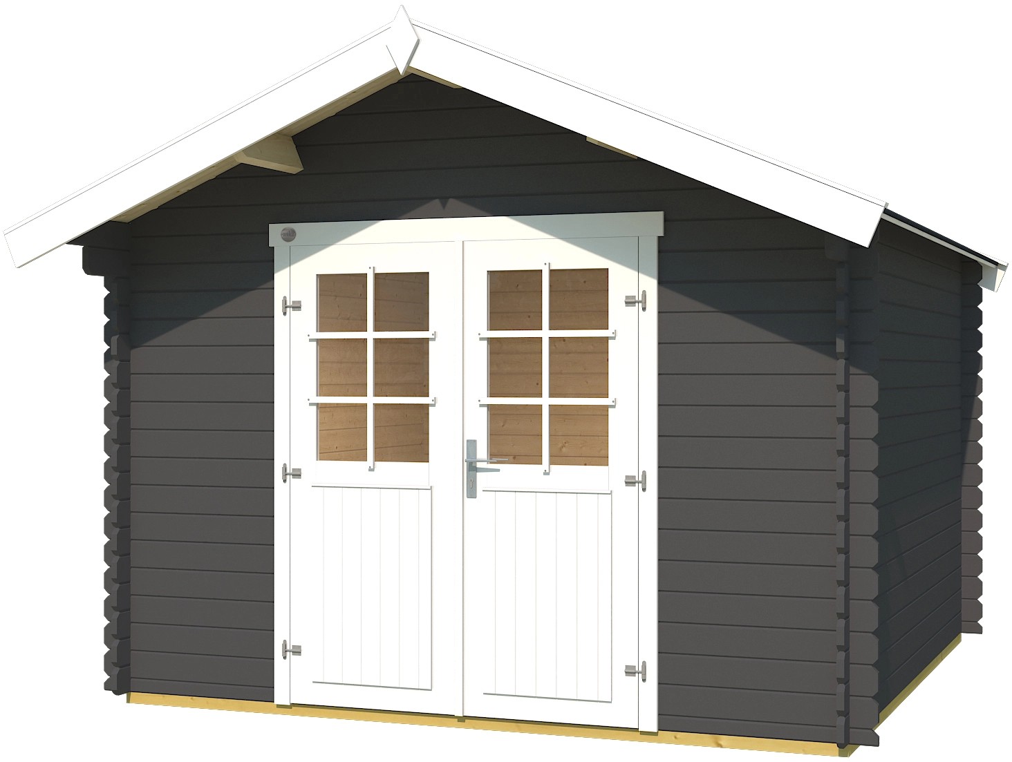 Weka Casetta da giardino 209 Grigio grafite dimensione 3