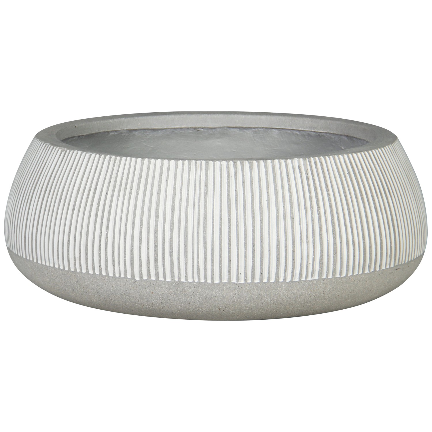 Schale Ficonstone rund Weiss Ø 52 cm / Höhe 20 cm kaufen bei OBI