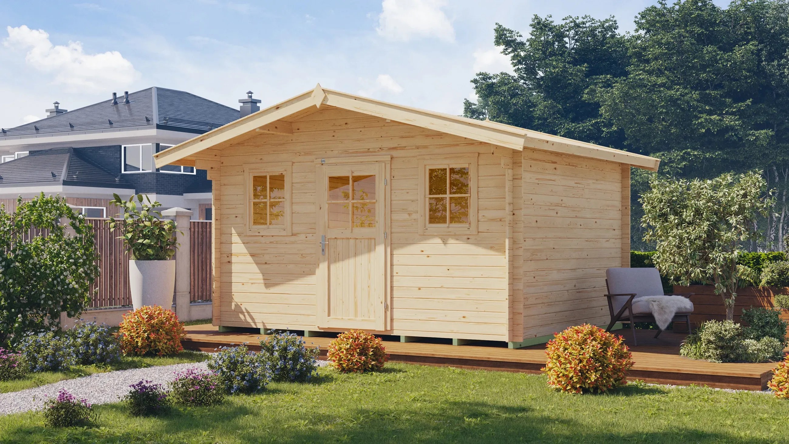 Weka abri de jardin 110 nature taille 2