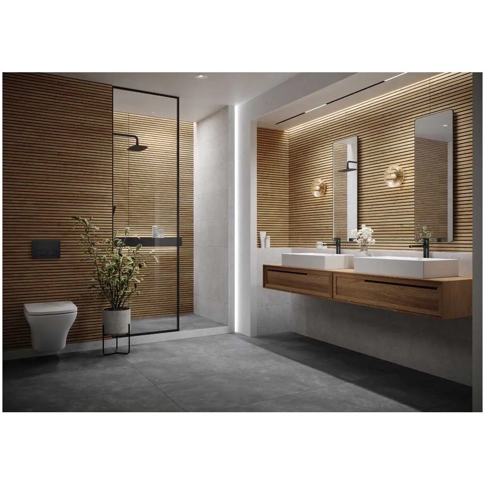 Cersanit Wandfliese Oslo Lamelle Beige Struktur matt 30 x 90 cm kaufen ...