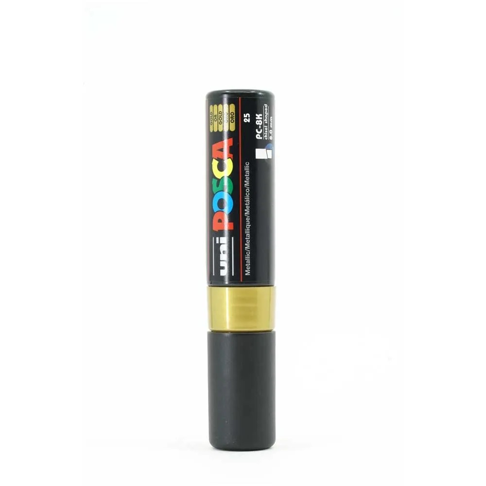Uni Posca Fine Tip Marker Gold 8 mm