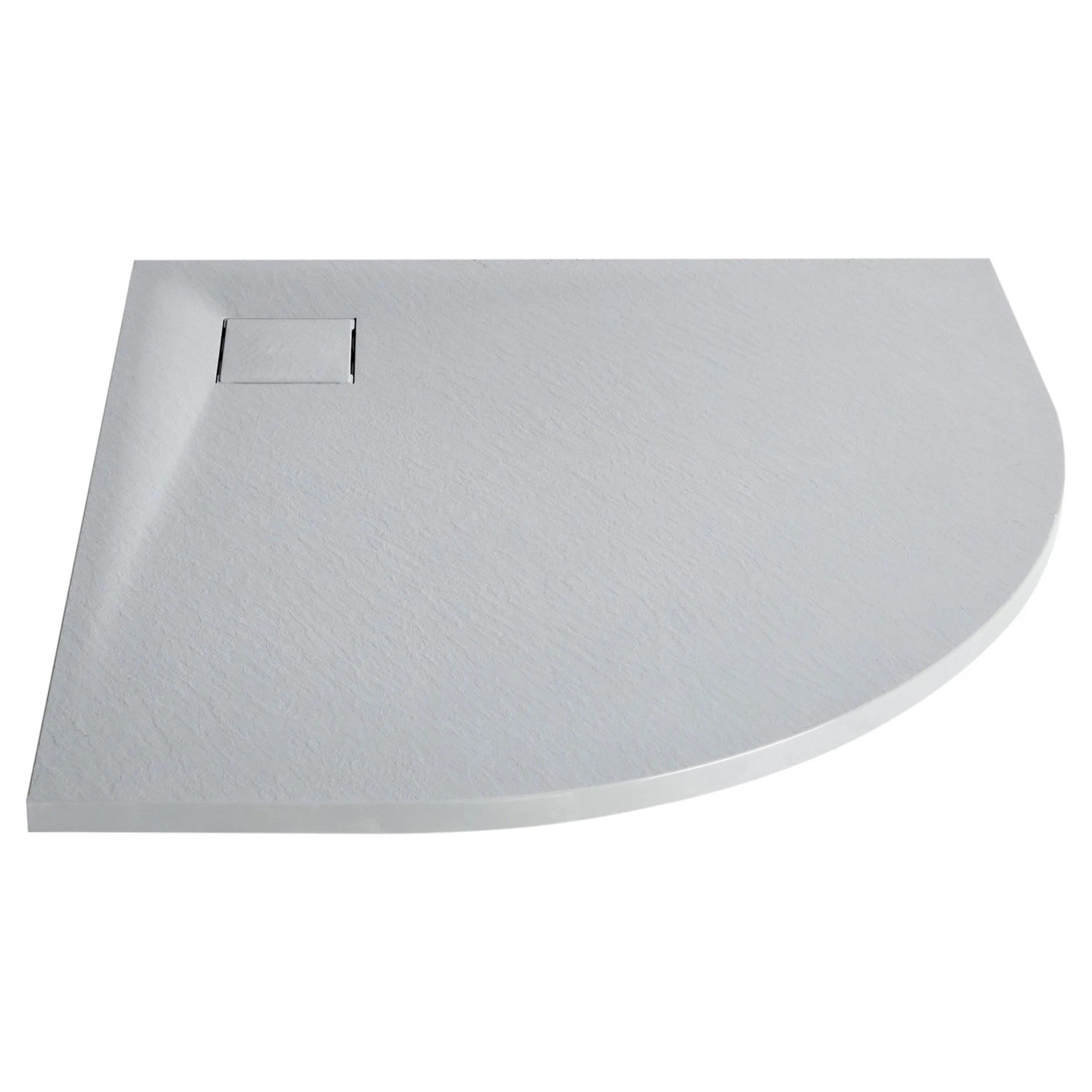 Beliani Piatto doccia Paron plastica SMC effetto pietra grigio 3 x 80 x ...