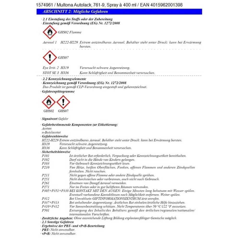Multona Autolack 761-9 Spray 400 ml kaufen bei OBI