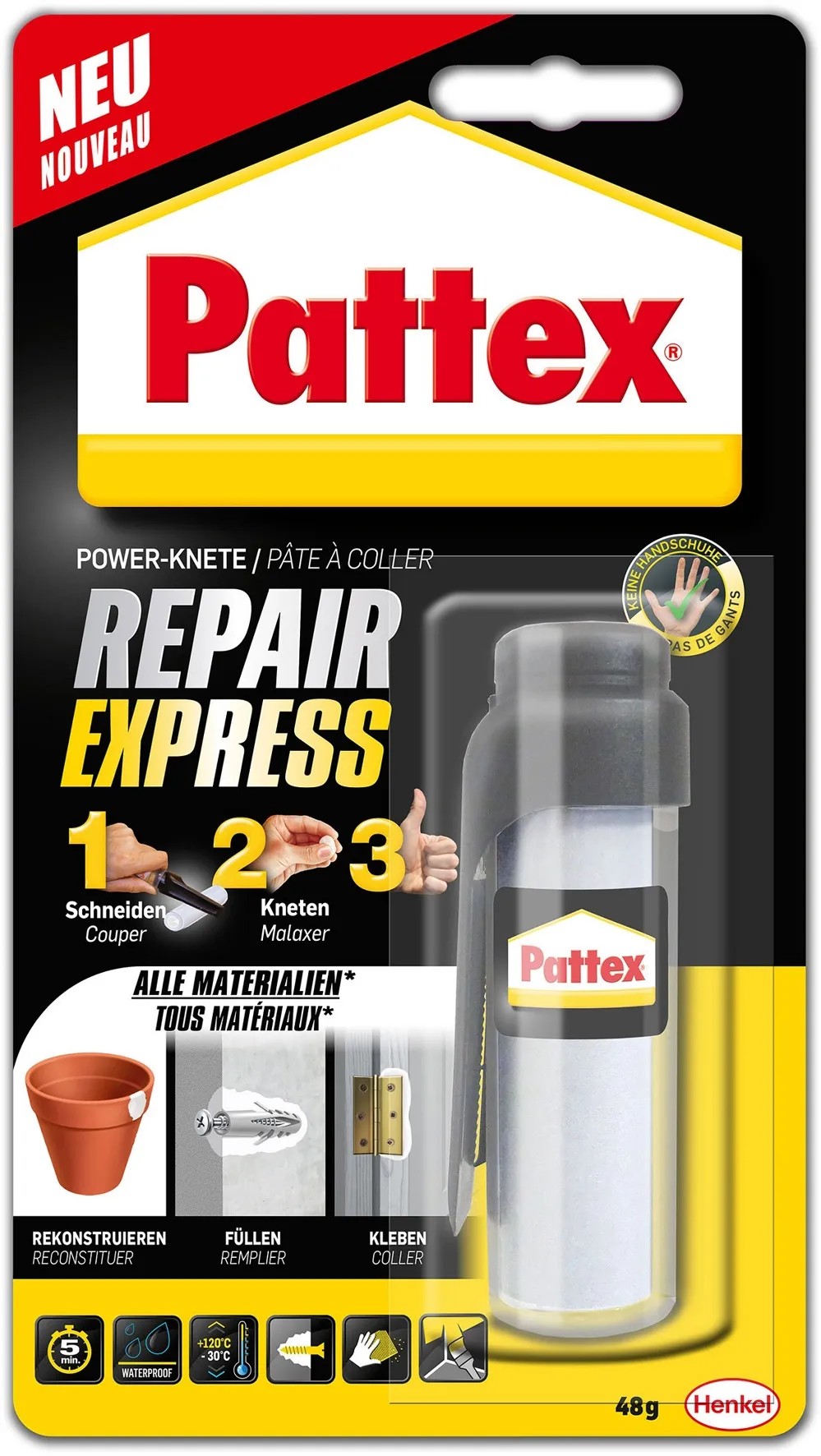 Pattex Pasta modellabile Power Repair Express 48 g acquista da OBI