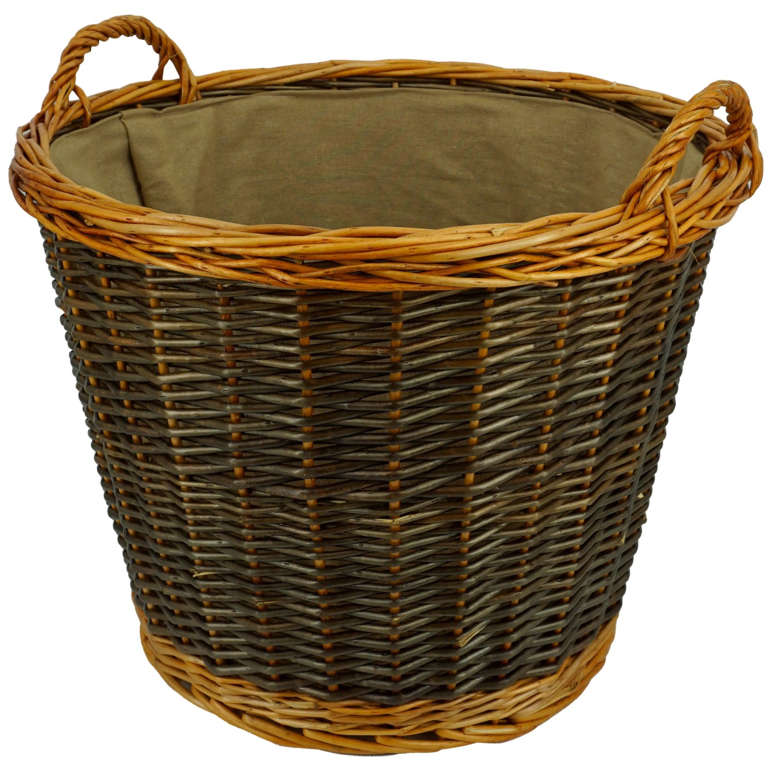 Valo Weidenkorb mit Jute rund Ø 50 cm / Höhe 41 cm