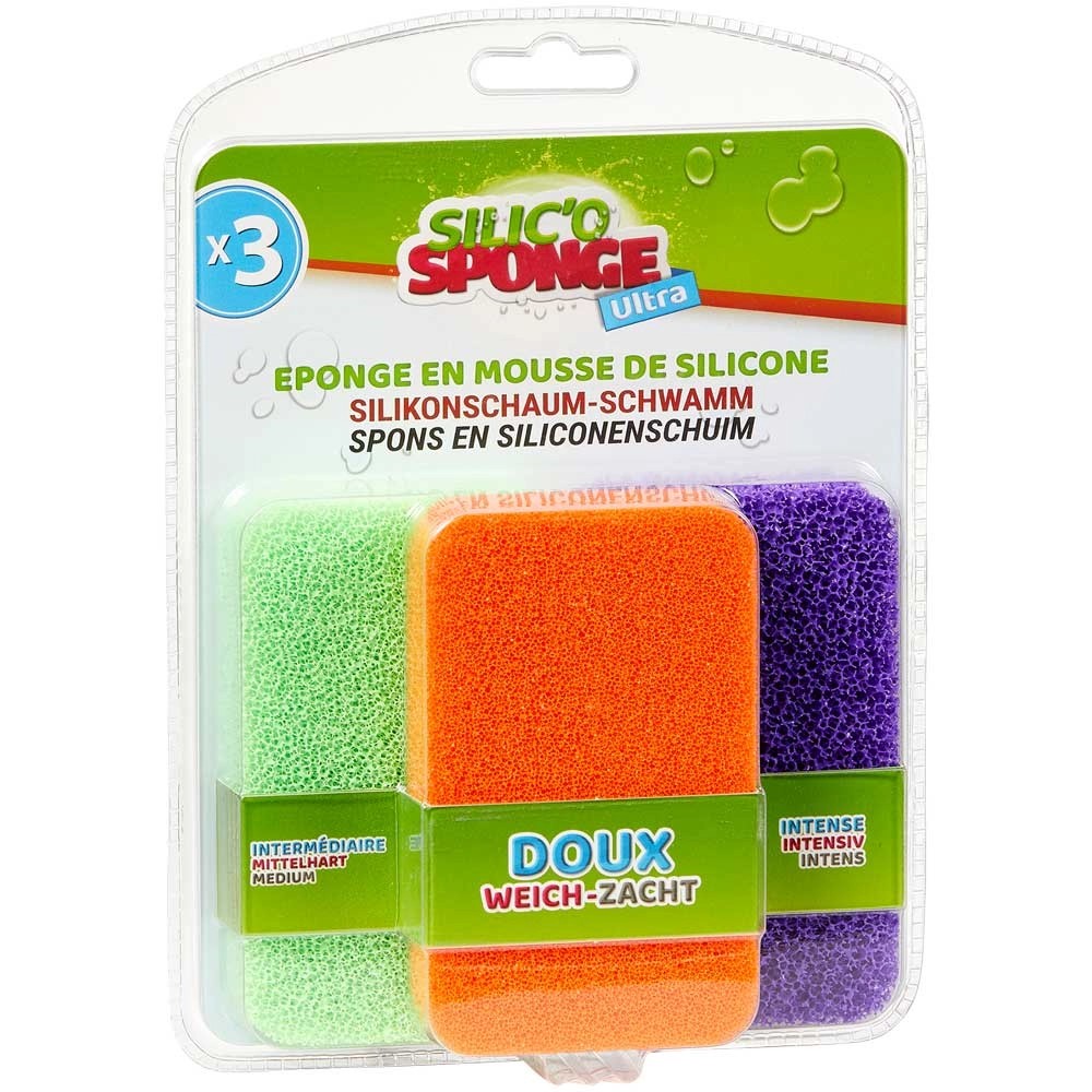 Silikonschwamm Silic'o Sponge Ultra bunt 3 Stk. kaufen bei OBI