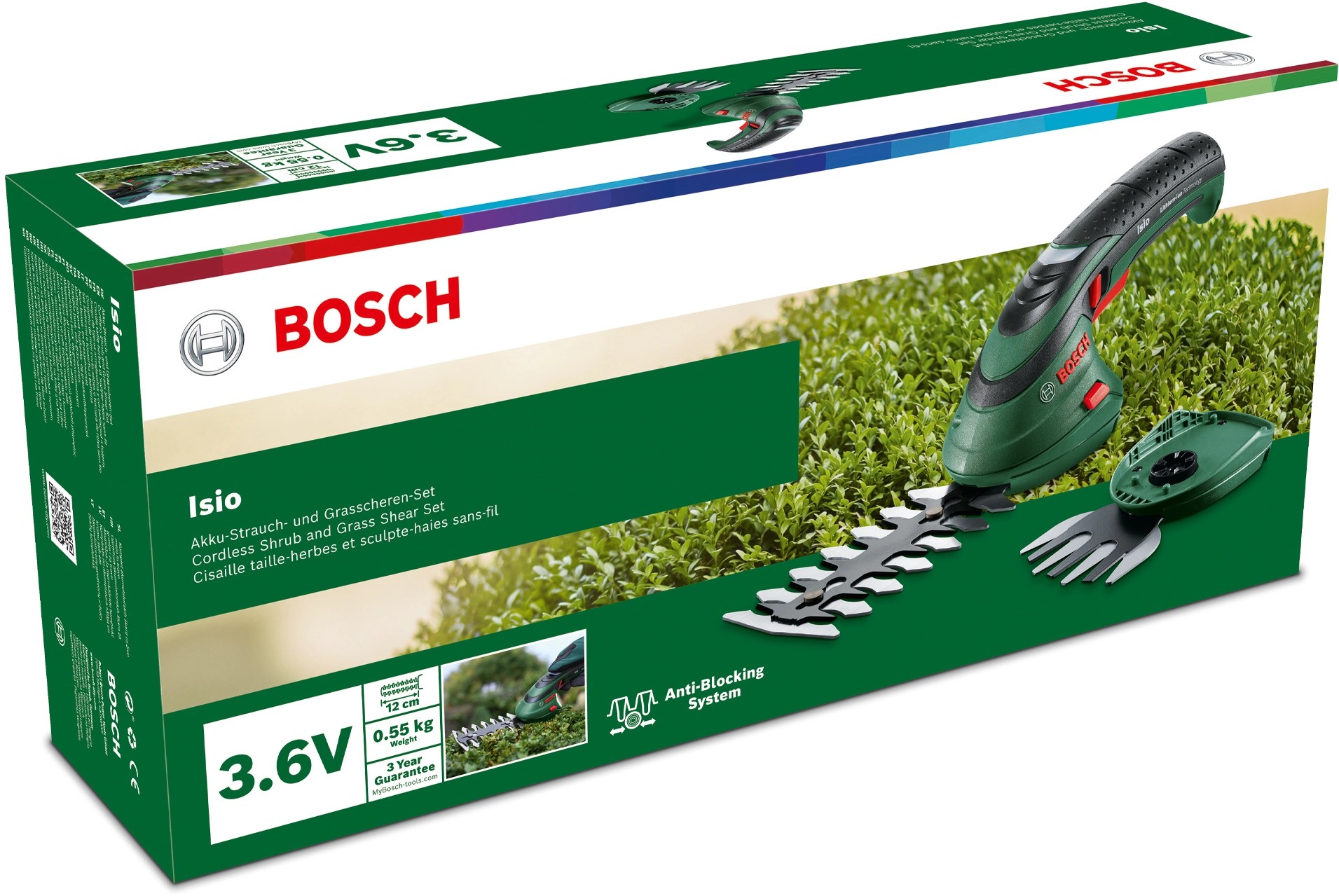 Bosch Akku-Grass- und Strauchscheren-Set Isio mit Softcase kaufen bei OBI