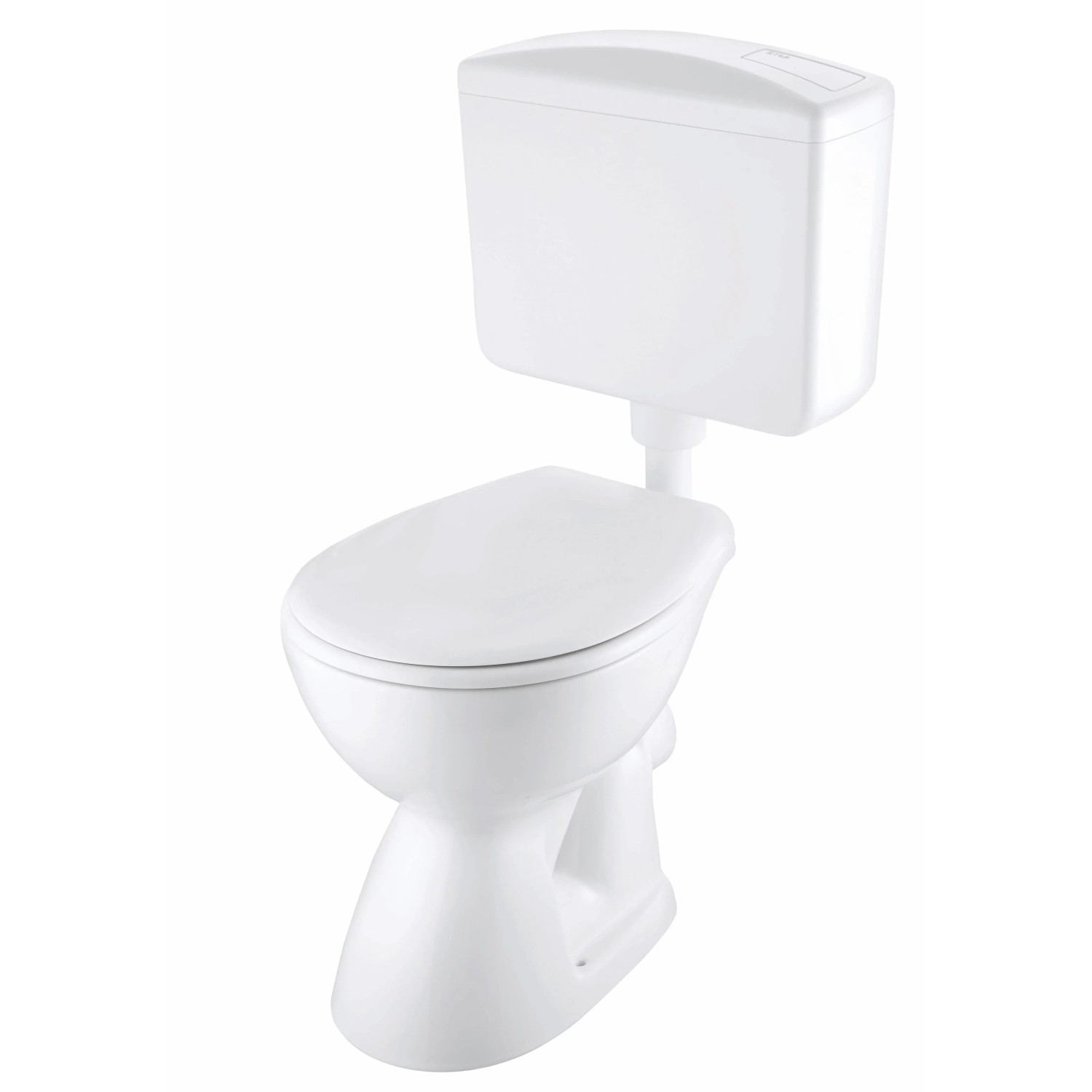 Baliv Stand-WC-Set Keramik mit WC-Sitz Weiss kaufen bei OBI