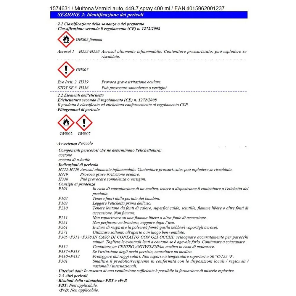 Multona Autolack 449-7 Spray 400 ml