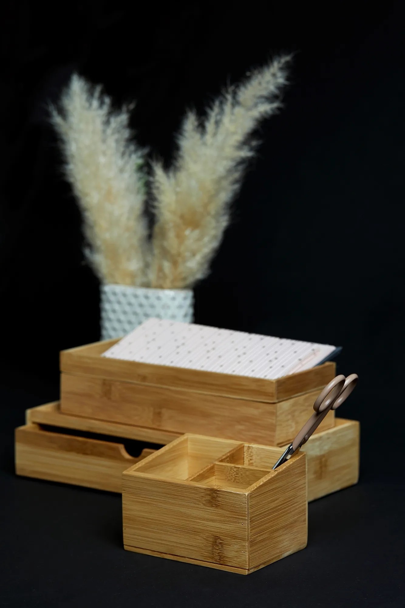 Bambus-Box Terra mit Schublade Natural (HxBxT) 6 x 28 x 14 cm