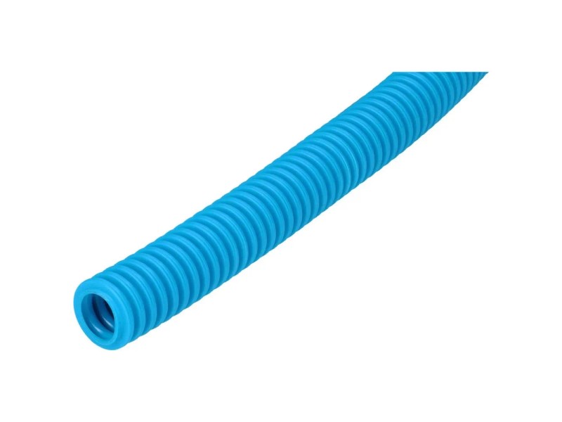 Max Hauri Elektro-Wellrohr M20 Polypropylen Blau Länge 100 m