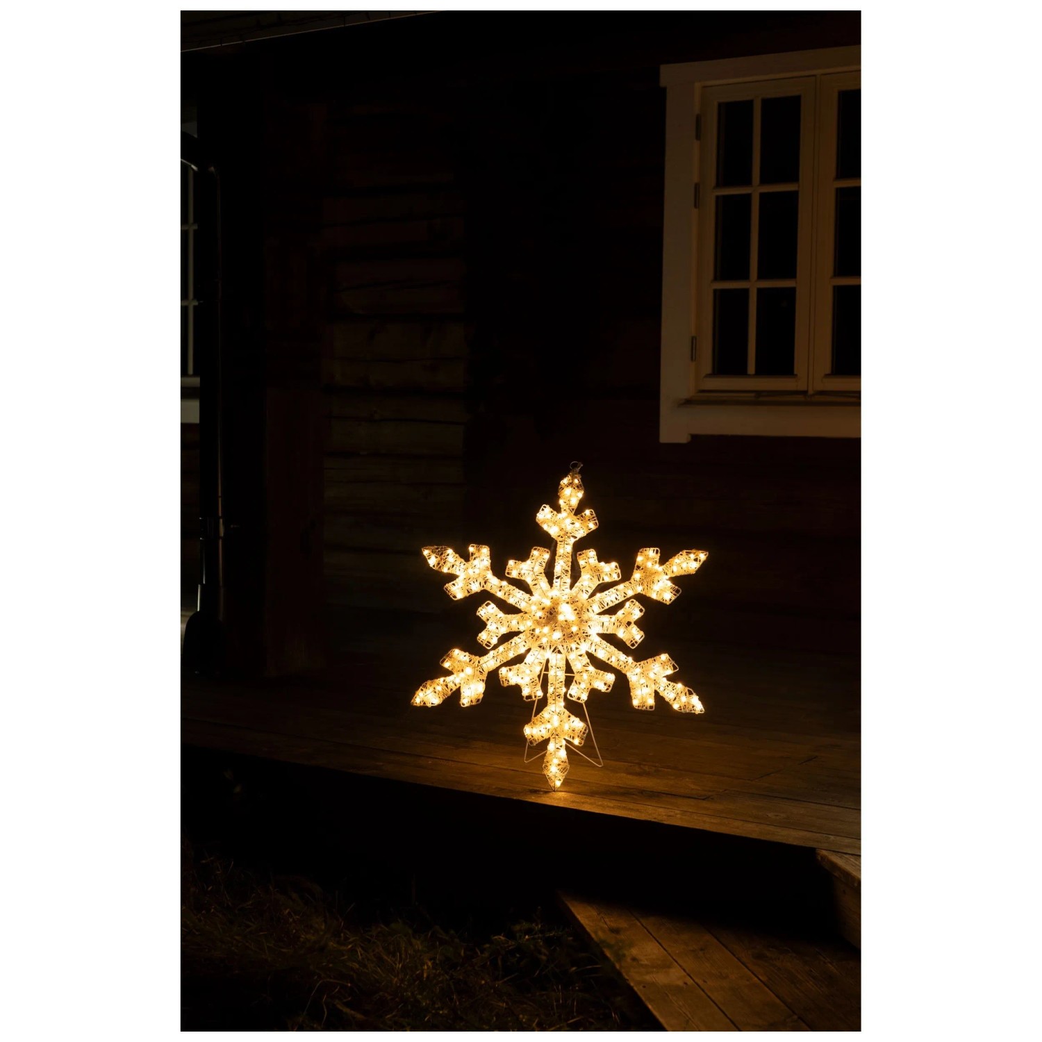 Konstsmide Flocon de neige décoratif LED Ambre dimmable Ø 80 cm