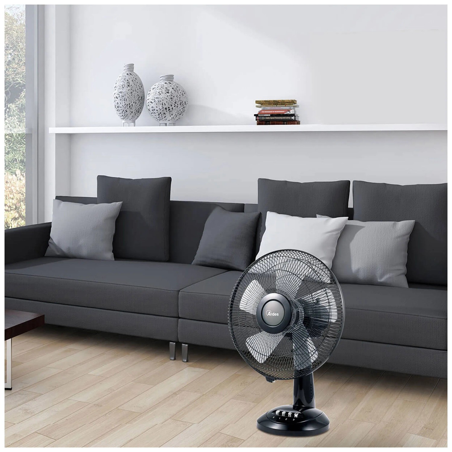 Ardes Tischventilator Style 31 Schwarz Ø 30 cm / 40 W