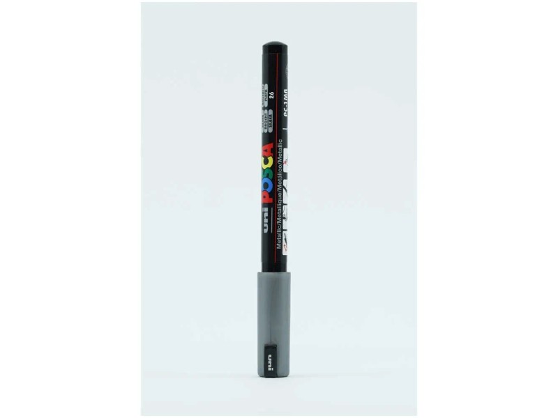Uni Posca Fine Liner PC-1MR Silber-Metallic