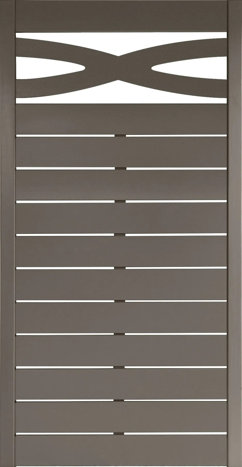 Zaunelement Geneva LS Gerade Grau 180 x 90 cm FSC® kaufen bei OBI