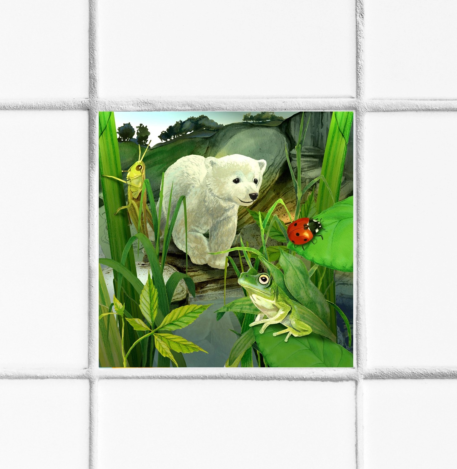 Fackelmann Kacheldekor 3D Aufkleber kaufen bei OBI