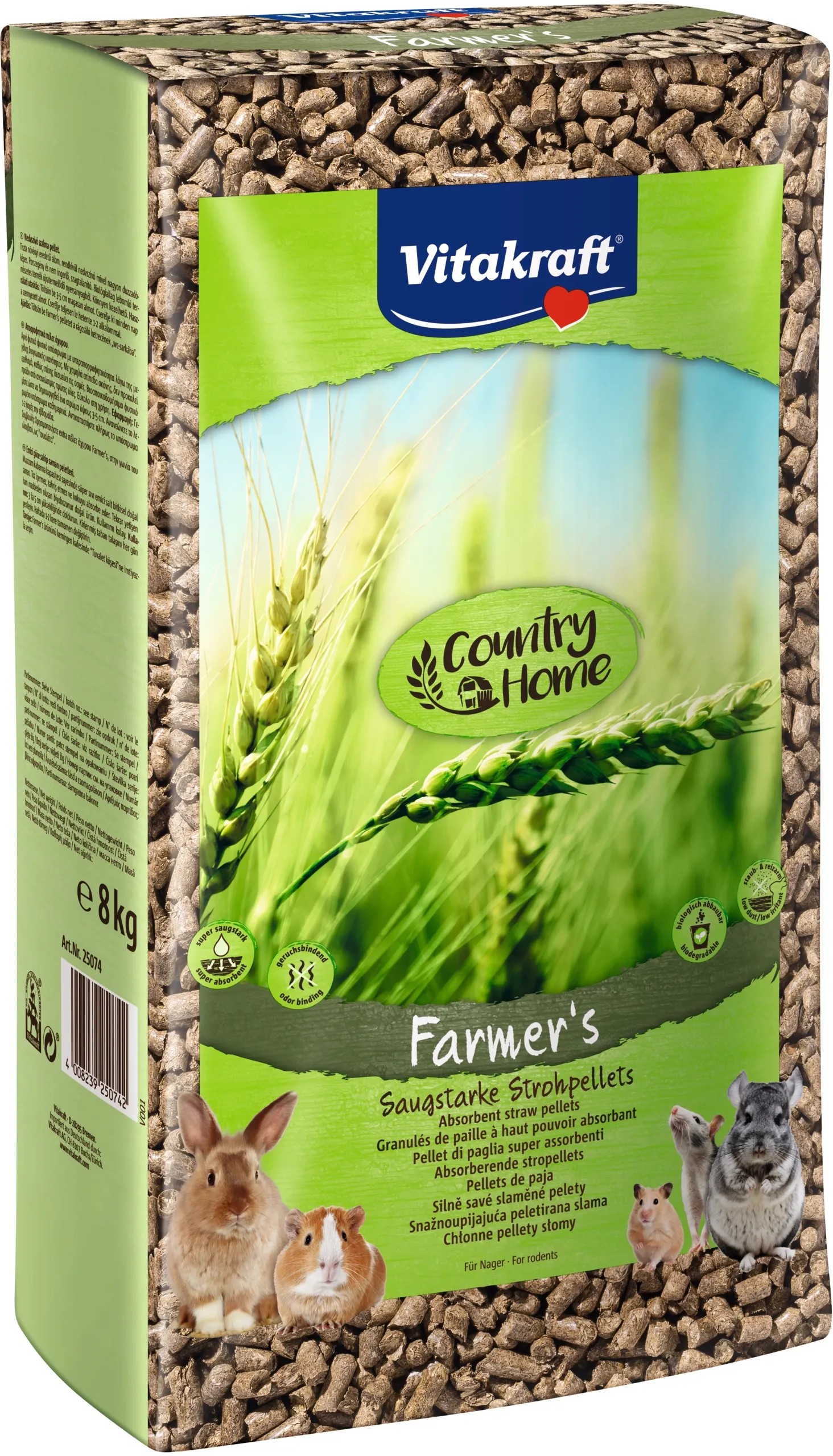 Vitakraft Farmer's Pellet di paglia per roditori 8 kg acquista da OBI