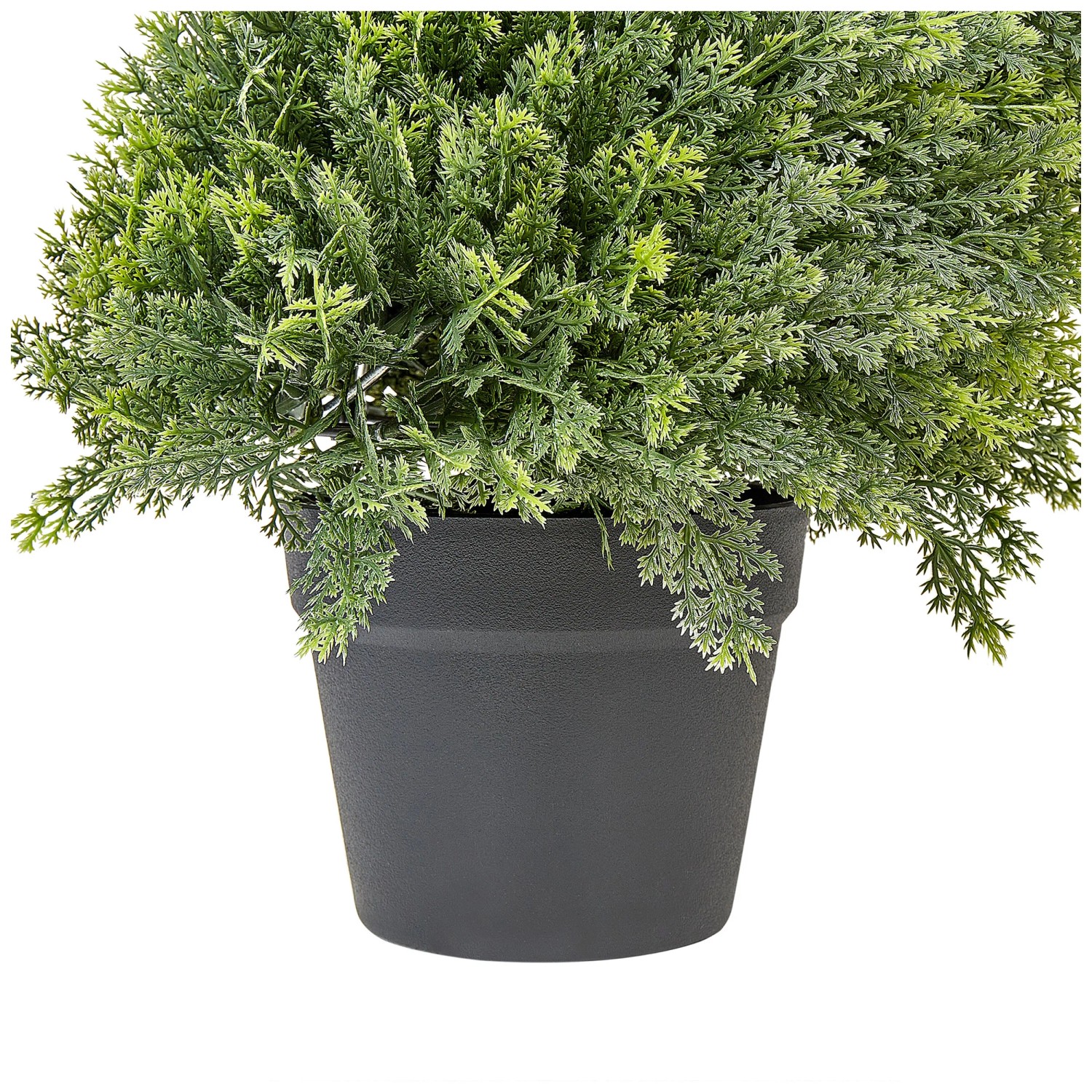 Beliani Kunstpflanze Cypress Spiral Tree Grün Höhe 126 cm kaufen bei OBI