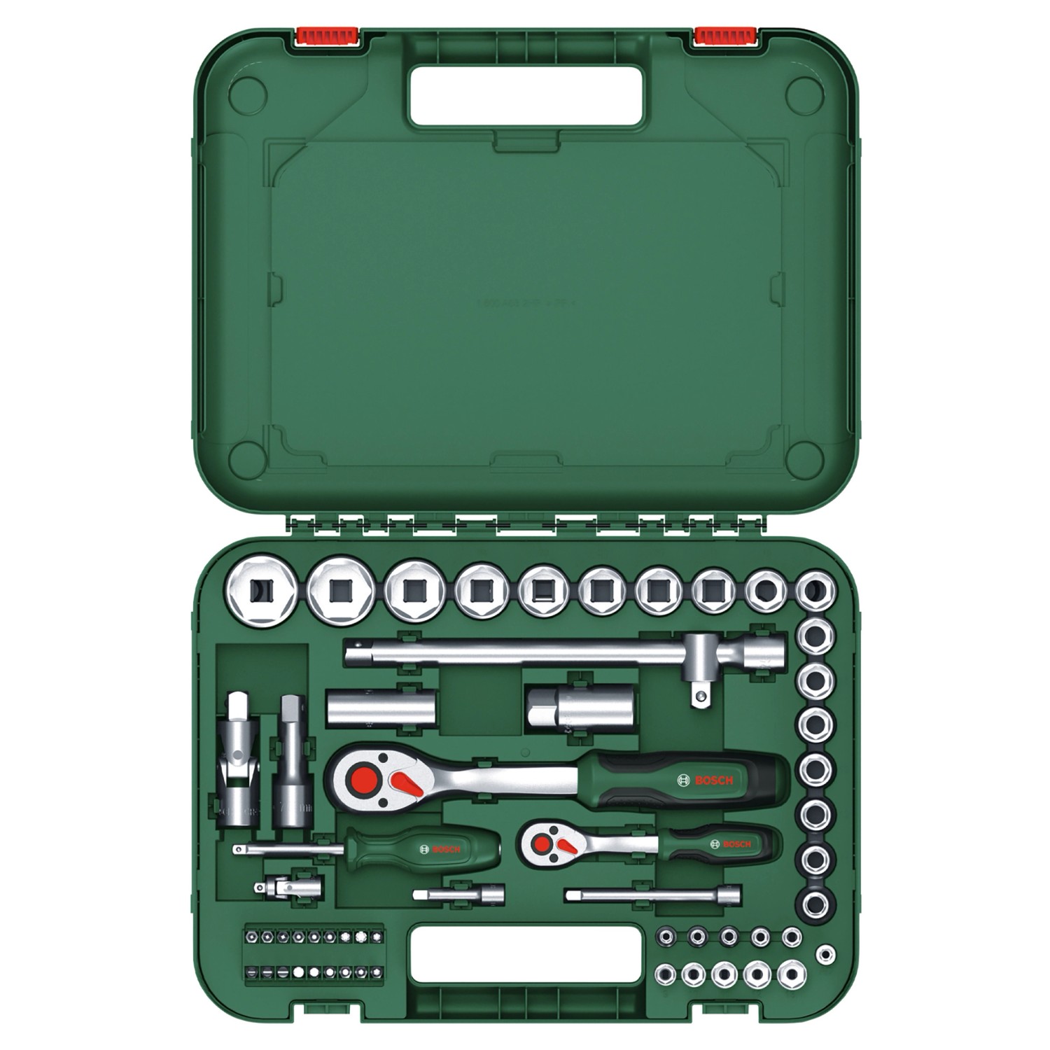 Bosch Ratschen-Set 6 mm (1/4") und 13 mm (1/2") 57-tlg. kaufen bei OBI