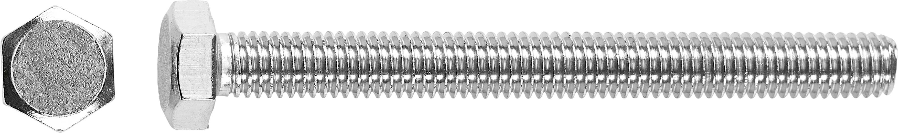 LUX Vis machine à filetage intégral en inox M6 x 50 mm / 50 pcs