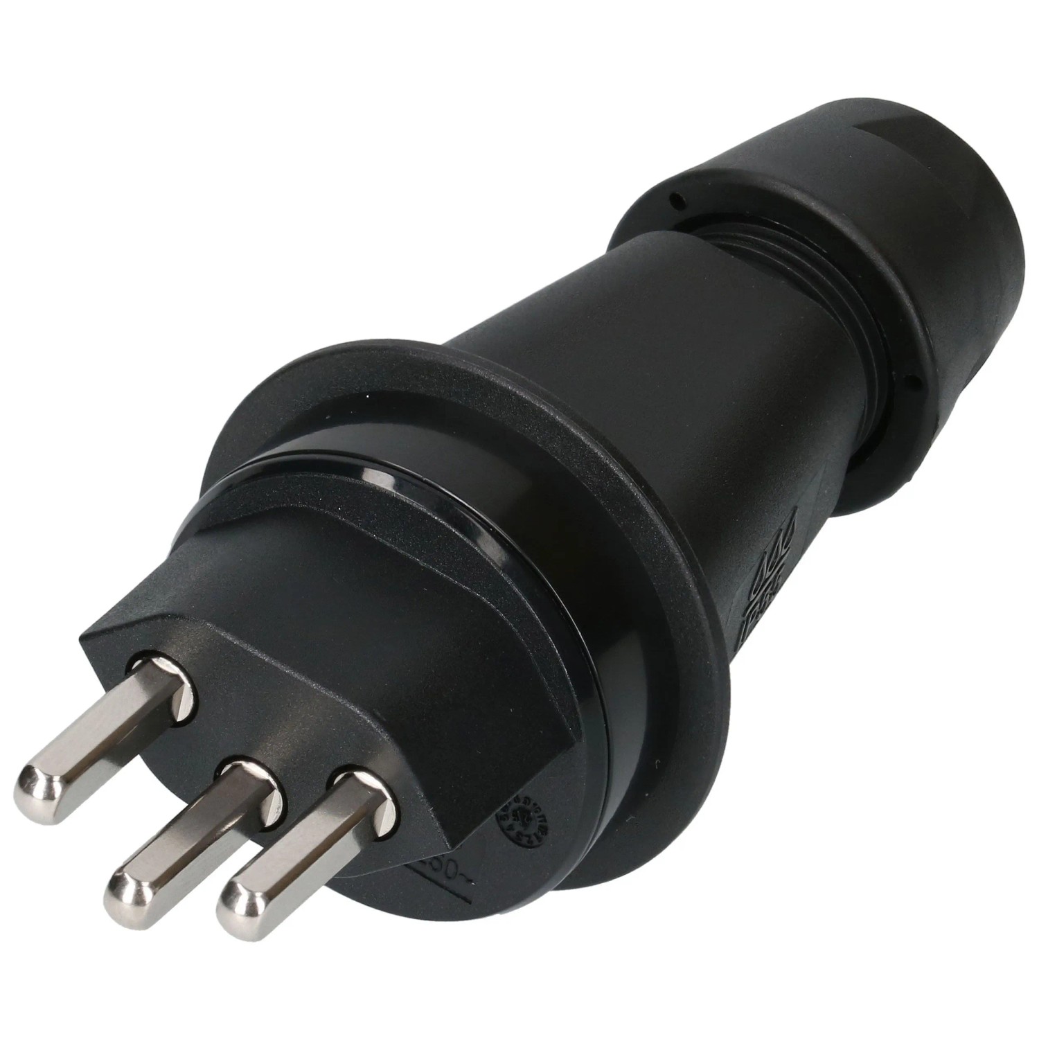 Max Hauri Stecker Typ 23 / 3-polig Kunststoff Schwarz IP55 kaufen bei OBI