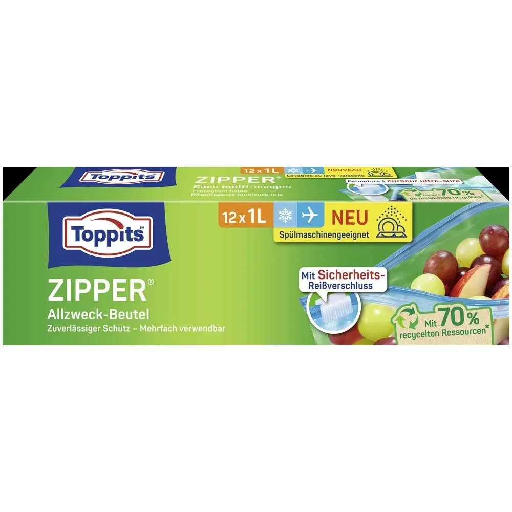 Toppits® Zipper 1 l