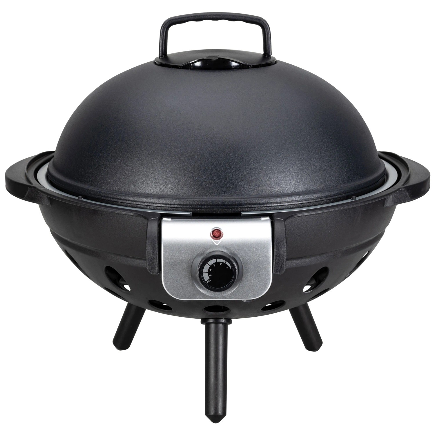 Nouvel Elektrogrill Globe Stahl Schwarz (HxBxT) 45 x 50 x 50,5 cm / 1'600 W