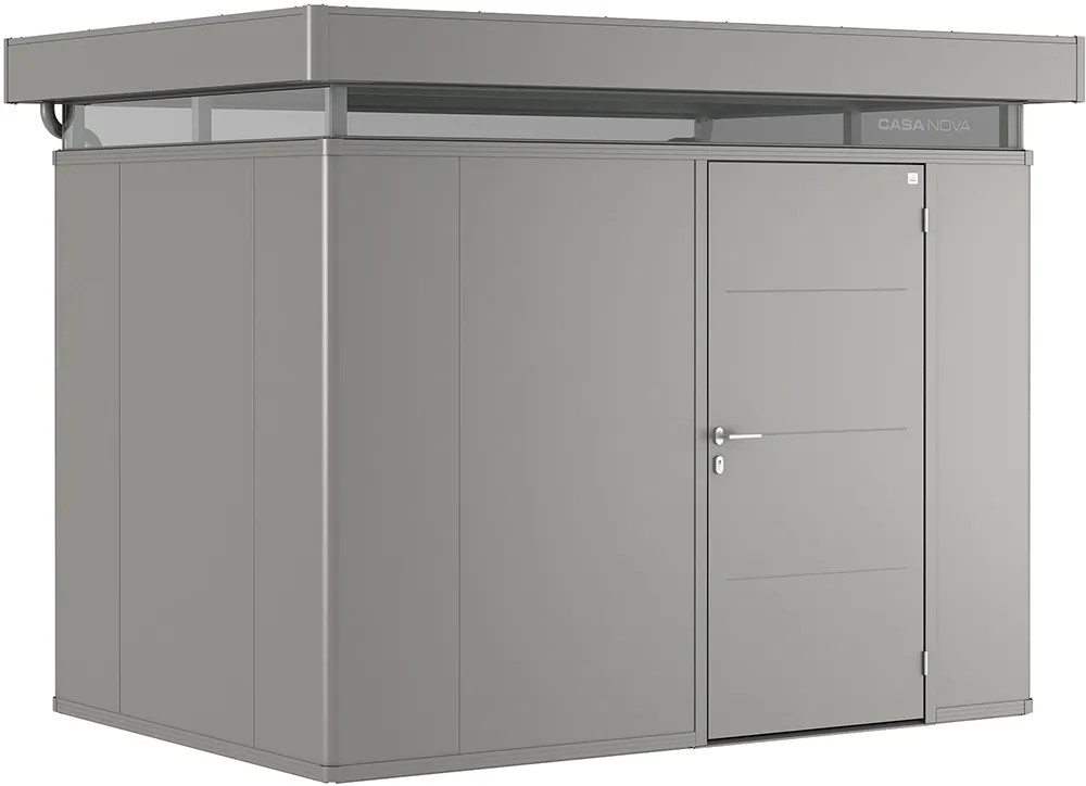 Biohort Nebengebäude Casanova Quarzgrau-Metallic Tür rechts 3 x 2 m ...